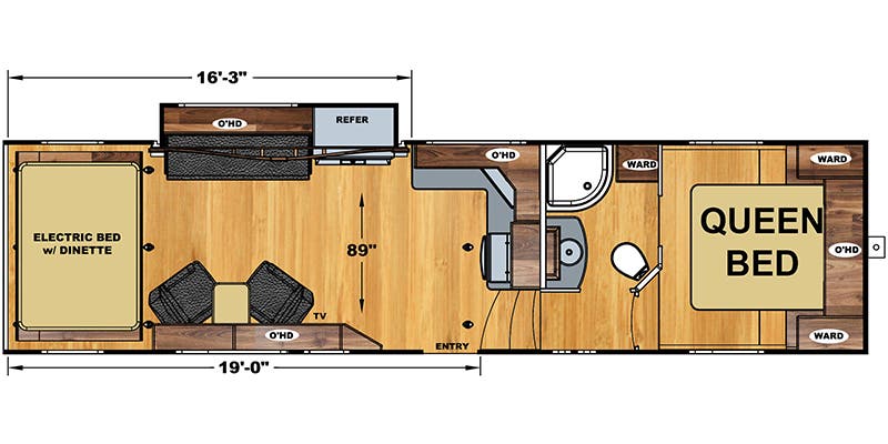2020 Eclipse Iconic Wide Lite 2919CK specs and literature guide