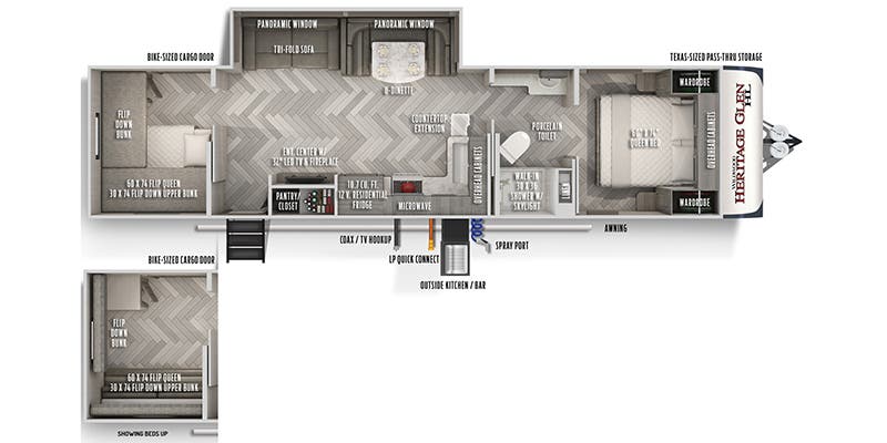 2021 Forest River Wildwood Heritage Glen Specs & Floorplans
