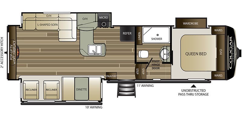 2020 Keystone Cougar Half-Ton RV Specs Guide