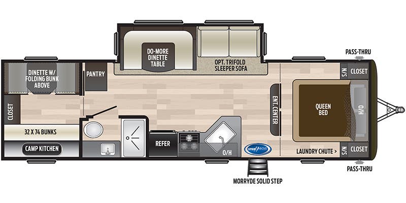 2021 Keystone Hideout East 29BKS Travel Trailer Specs