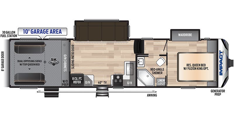 2020 Keystone Impact 311 specs and literature guide