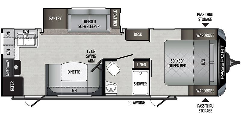 2020 Keystone Passport Grand Touring East 2500RK GT specs and ...
