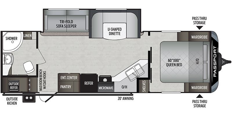 2020 Keystone Passport Grand Touring RV Specs Guide