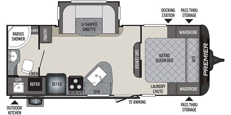 2020 Keystone Premier 22RBPR specs and literature guide