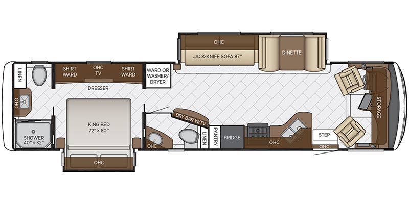 2020 Newmar Canyon Star 3710 specs and literature guide