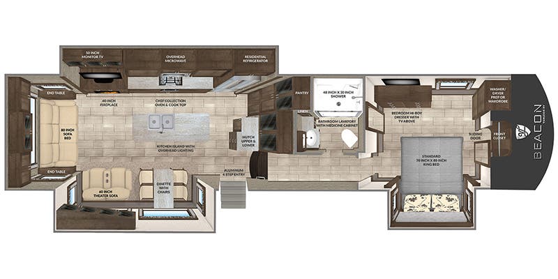 2020 Vanleigh Beacon 39RLB specs and literature guide
