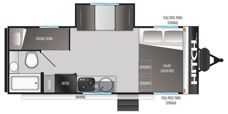 2022 Cruiser RV Hitch 18BHS specs and literature guide