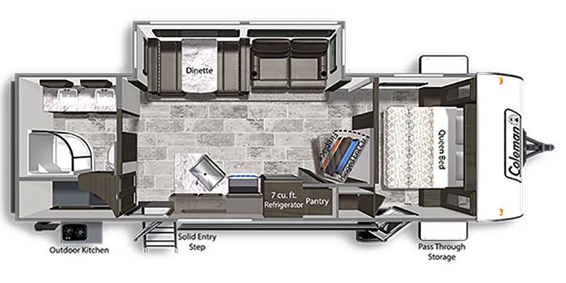 2021 Dutchmen Coleman Light 2625RB specs and literature guide