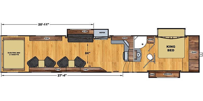 Attitude 5th Wheel Toy Hauler Floor Plans | Taraba Home Review
