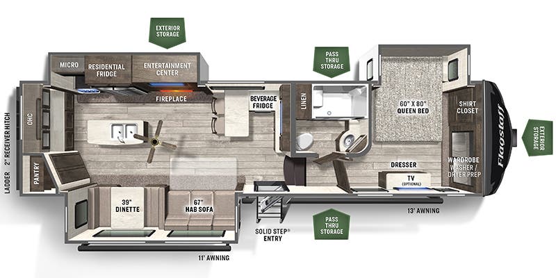 2021 Forest River Flagstaff Super Lite 529RKB specs and literature guide