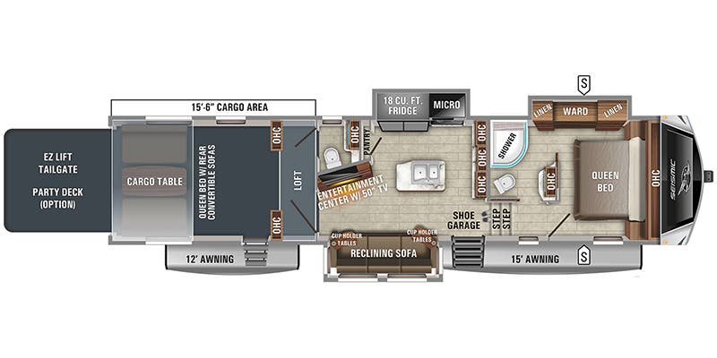 2021 Jayco Seismic 3815 Toy Hauler Specs