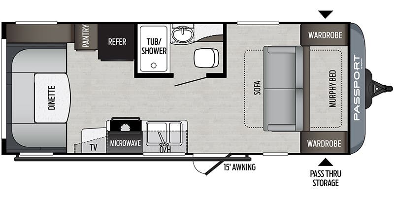 2021 Keystone Passport SL Series East 216RD specs and literature guide