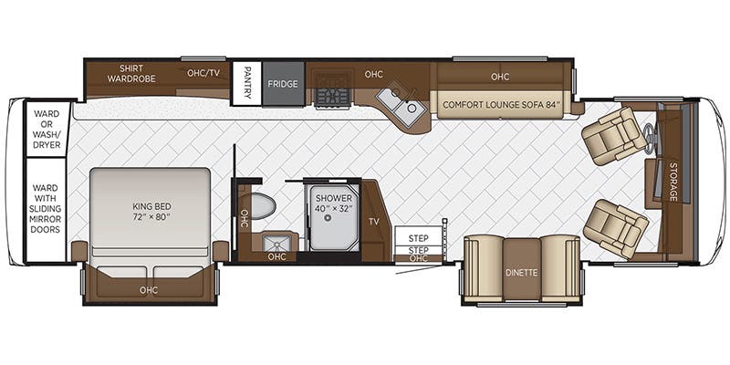 2021 Newmar Canyon Star 3513 specs and literature guide