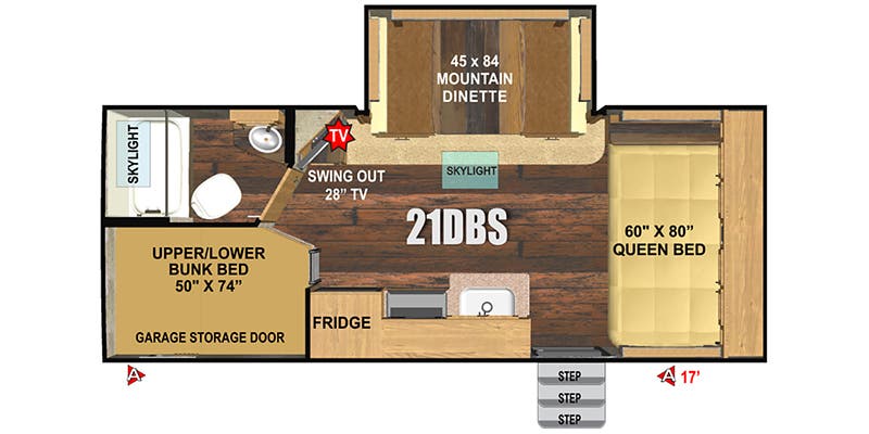 2021 Outdoors RV Creek Side Mountain Series 21DBS specs and literature ...