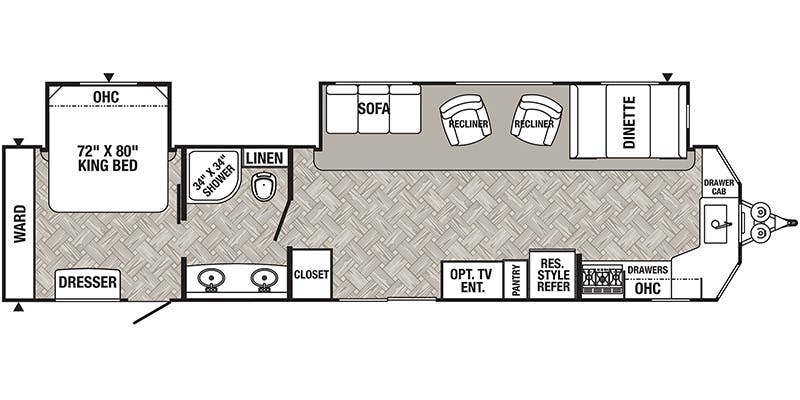 2021 Palomino Puma 39PFK specs and literature guide