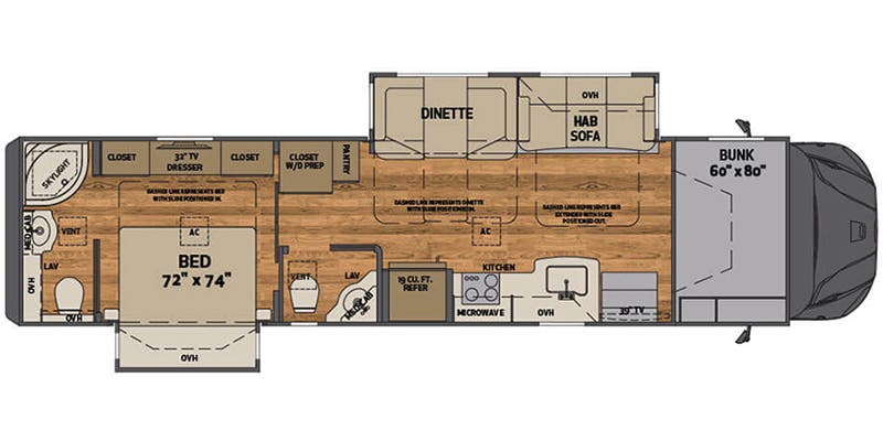 2021 Renegade RV Valencia 38RB specs and literature guide