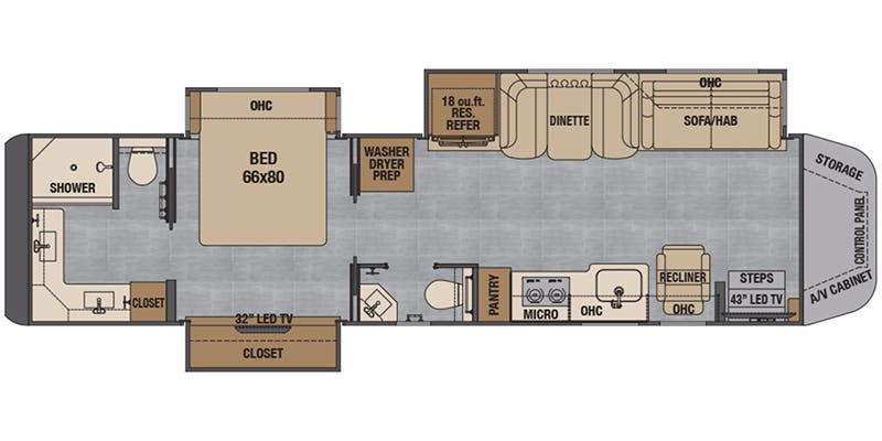 2021 Renegade RV XL X45QB specs and literature guide