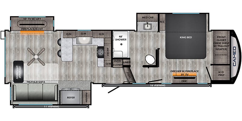 2023 CrossRoads Cameo CE2901RL specs and literature guide