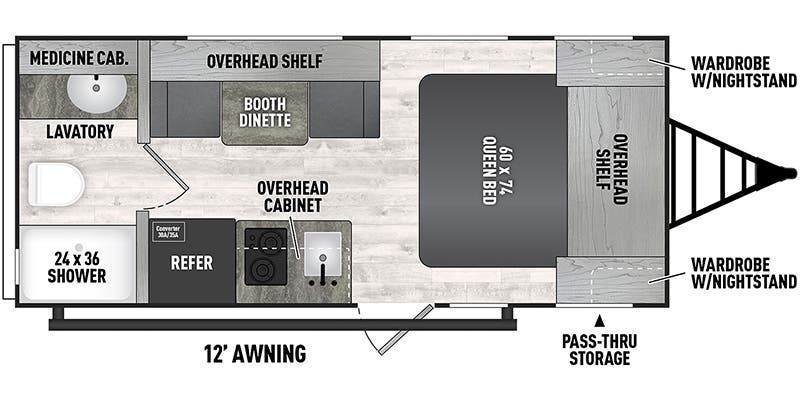 2023 Forest River Viking 17SFQ Travel Trailer Specs