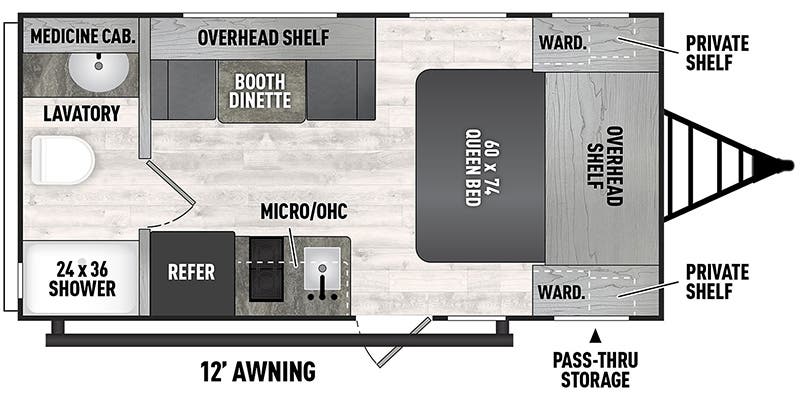 2023 Coachmen Clipper 4k Series 18FQ specs and literature guide