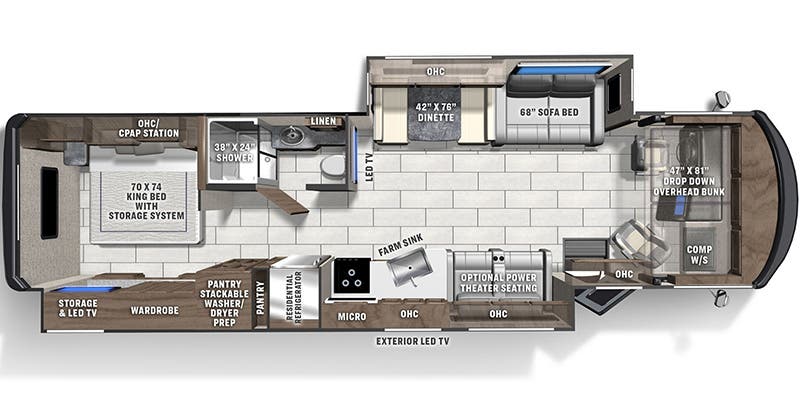 2024 Coachmen Encore 355DS specs and literature guide