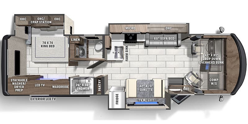 2023 Coachmen Mirada 315KS specs and literature guide