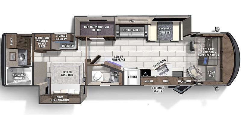 2024 Coachmen Mirada RV Specs Guide