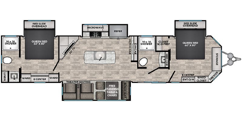 2023 CrossRoads Hampton HP378DBB specs and literature guide