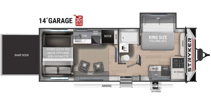 2023 Cruiser RV Stryker RV Specs Guide