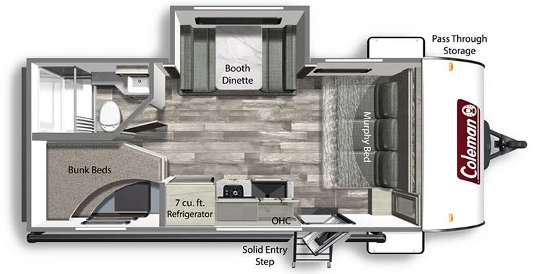 2023 Dutchmen Coleman Light Specs & Floorplans