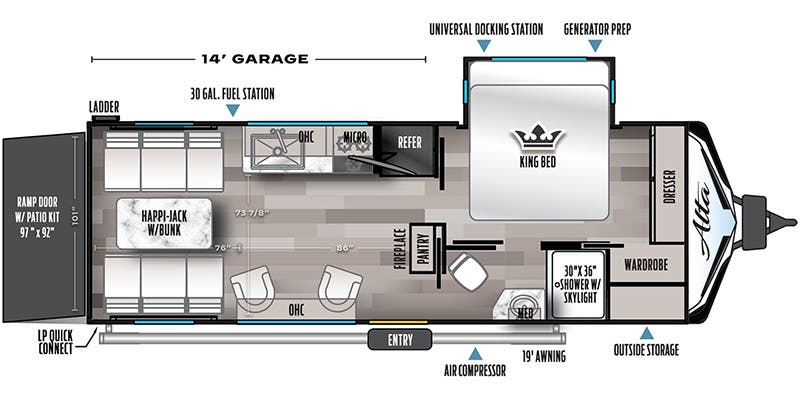2023 East to West Alta 2400 KTH specs and literature guide