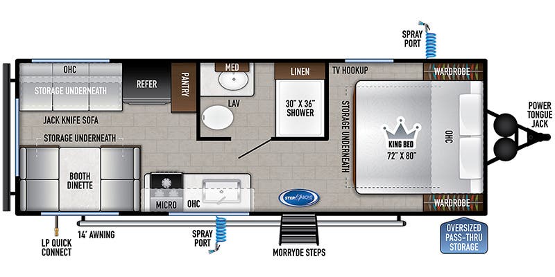 2023 East to West Silver Lake RV Specs Guide