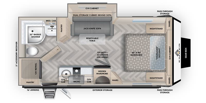 2023 Ember RV Overland 201FBQ specs and literature guide