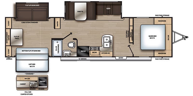 2023 Forest River Aurora 33QBTS specs and literature guide