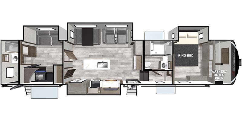 2023 Forest River Cardinal Limited 383BHLE specs and literature guide