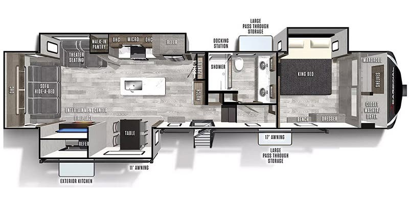 2023 Forest River Cardinal Limited 366DVLE specs and literature guide