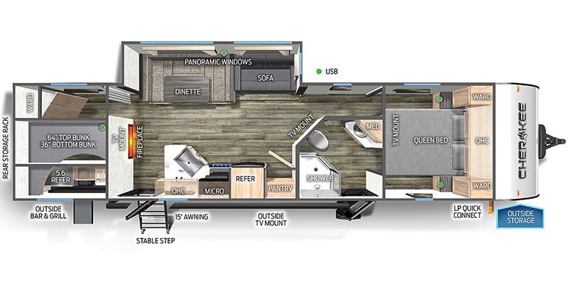 2024 Forest River Cherokee Black Label Specs & Floorplans