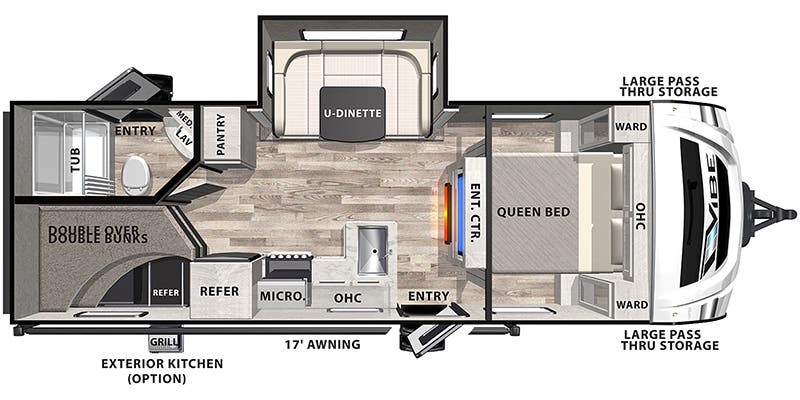 2023 Forest River Rainier 24DB specs and literature guide