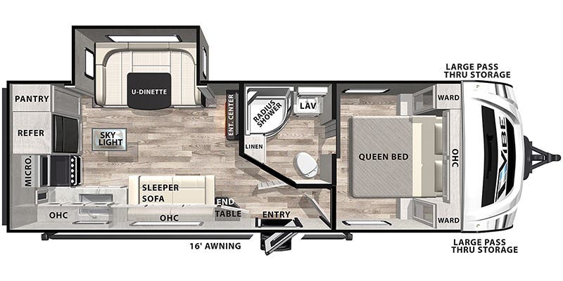 2023 Forest River Rainier 25RK Travel Trailer Specs