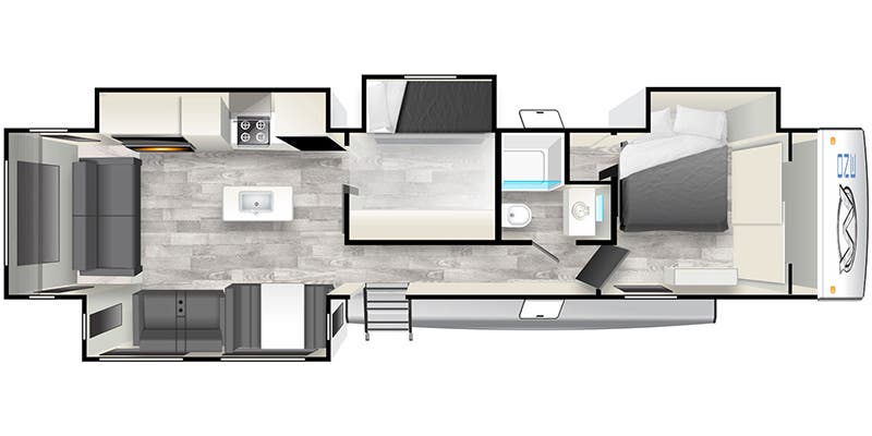 2023 Forest River Wildcat ONE 36MB specs and literature guide