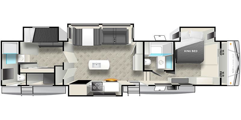 2023 Forest River Wildcat 353BHLW specs and literature guide
