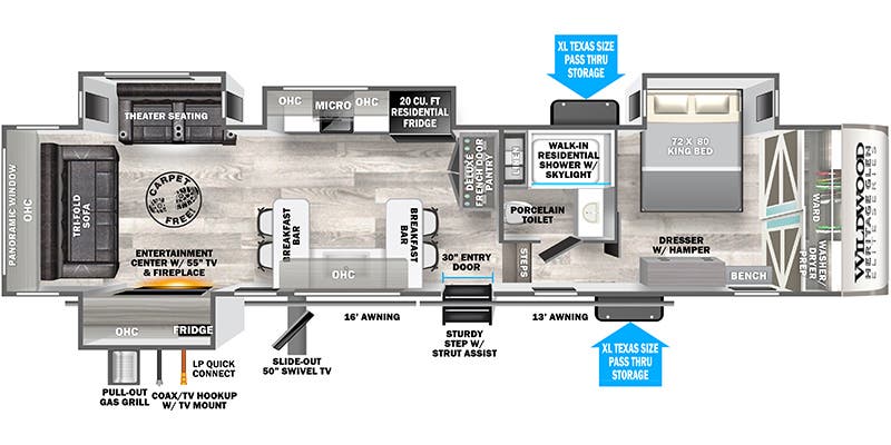2023 Forest River Wildwood Heritage Glen Elite 35RE specs and ...