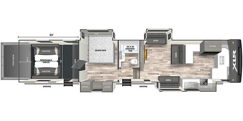 2023 Forest River XLR Nitro 407 specs and literature guide