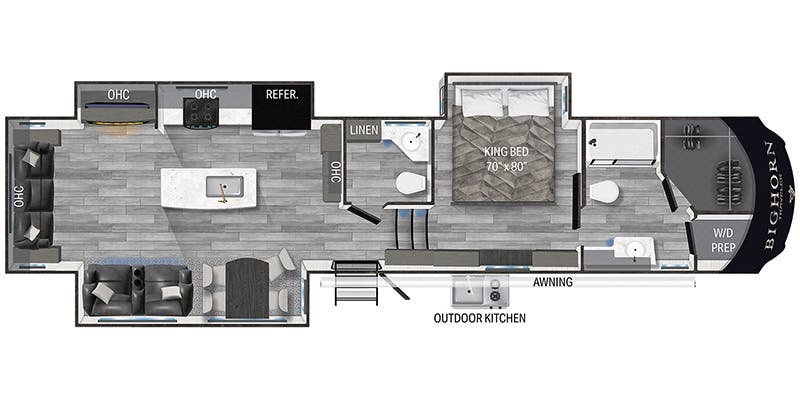2023 Heartland Bighorn Traveler Specs & Floorplans