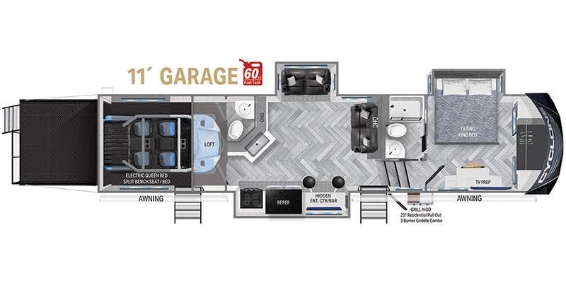 Cyclone 5th Wheel Floor Plans | Floor Roma