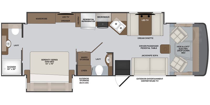 2024 Holiday Rambler Admiral RV specs guide