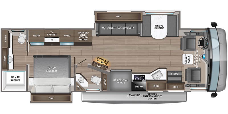 2023 Jayco Precept Prestige RV specs guide