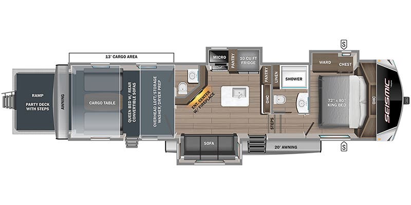 2023 Jayco Seismic RV specs guide