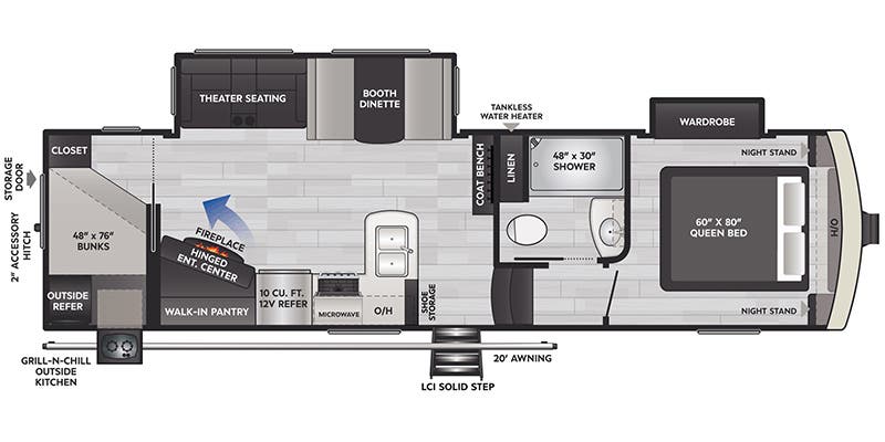 2023 Keystone Arcadia Super Lite Specs & Floorplans