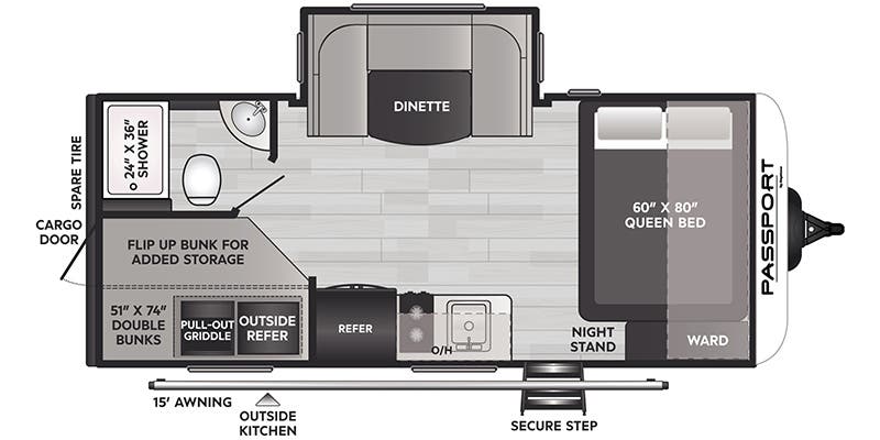 2023 Keystone Passport Solo RV specs guide